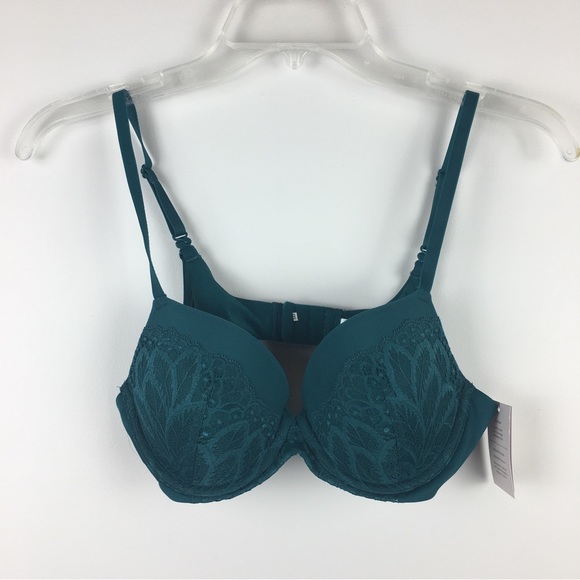 Auden | Intimates & Sleepwear | Nwt Auden The Icon Green Lace Underwire ...